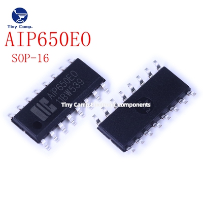 正品 AIP650EO SOP-16 专用8段4位共阴极LED数码管驱动芯片低成本