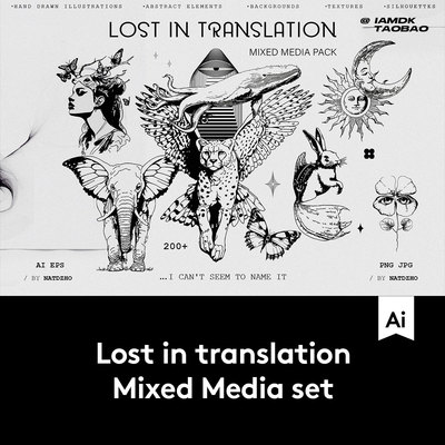 复古Y2K千禧风超现实科幻插画海报抽象艺术背景底纹图片设计素材