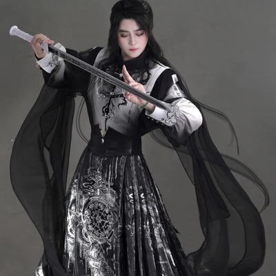 原创禁锢标本国风中性显瘦