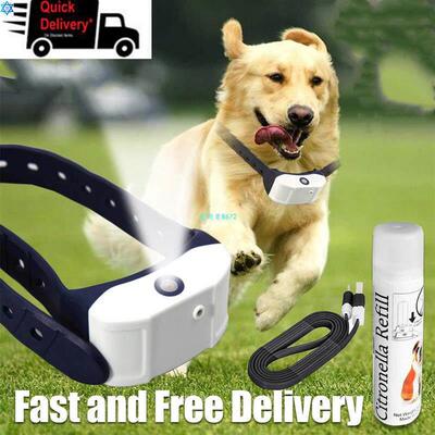 No Barking Citronella Rechargeable Spray Dog Training Collar