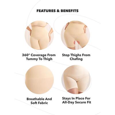 High Waisted Shapewear Tummy Control Shorts for women 塑身裤
