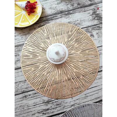 Round Coaster Insulation Table Mats Pads Plastic Table Place
