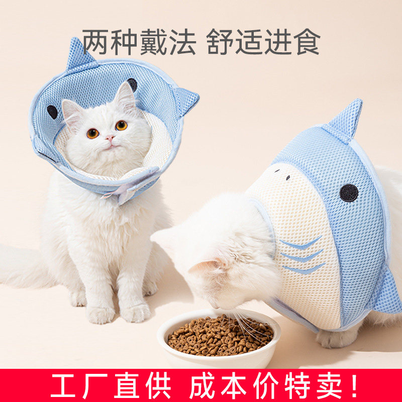 宠物伊丽莎白圈猫咪术后项圈狗狗防咬防舔圈保护头套宠物防护用品