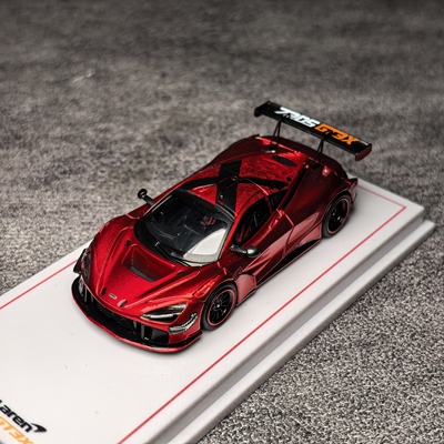 CM 1:64 迈凯伦McLaren 720S GT3X 金属红色收藏摆件合金汽车模型