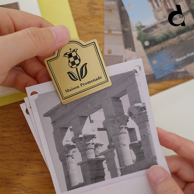 手帐TN复古黄铜夹子收纳文具票据