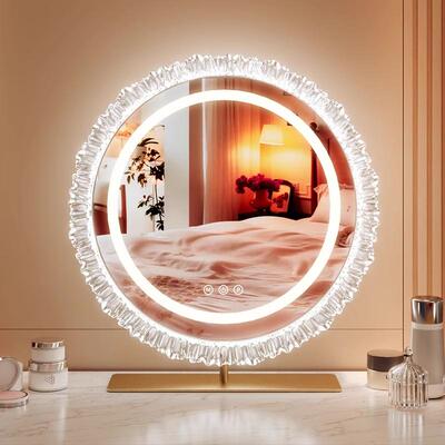 化妆镜高清镜面超强灯光00后专属