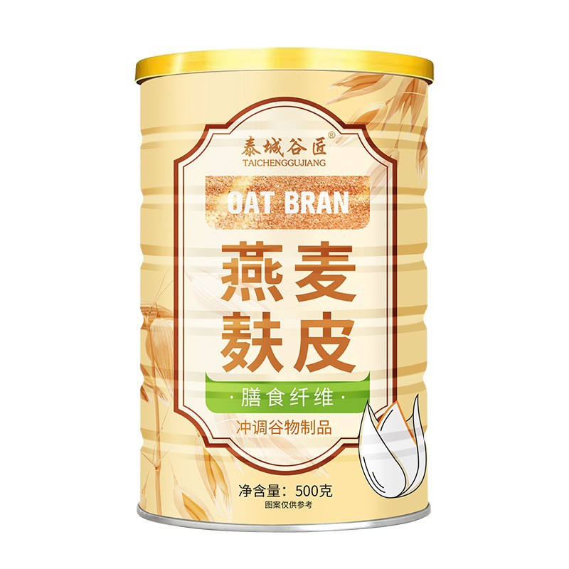 泰城谷匠燕麦麸皮 膳食纤维纯燕麦营养早餐代餐食品500克