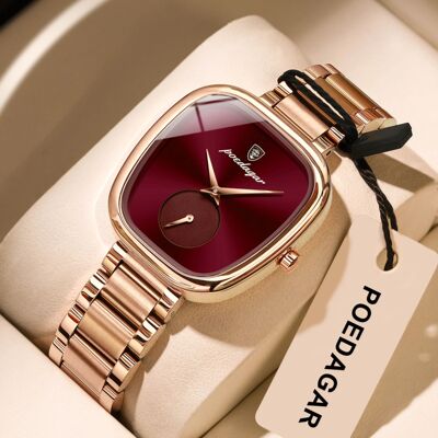 POEDAGAR High Quality Luxury Watches For Women Stainless Ste