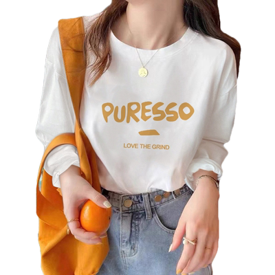 春秋季新款白色长袖打底衫女内搭