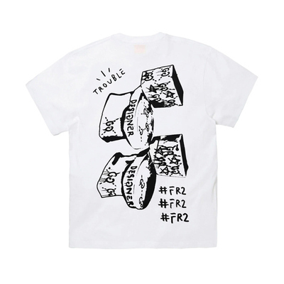 Trevor Andrew aka GHOST #FR2 T-shirt 男女圆领宽松短袖T恤潮
