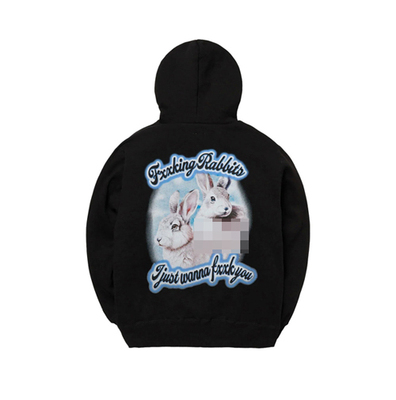 #FR2 Airbrushed Rabbits Hoodie 男女连帽卫衣帽衫潮