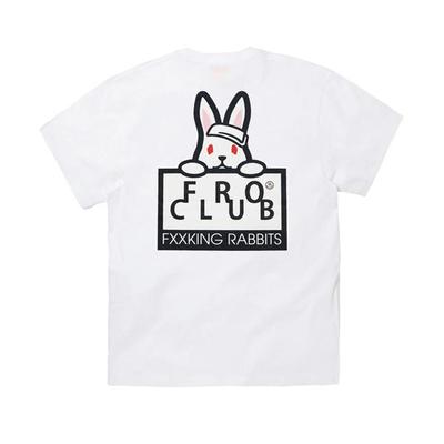 FROCLUB collaboration with ＃FR2 Rabbit Board 男女短袖T恤潮
