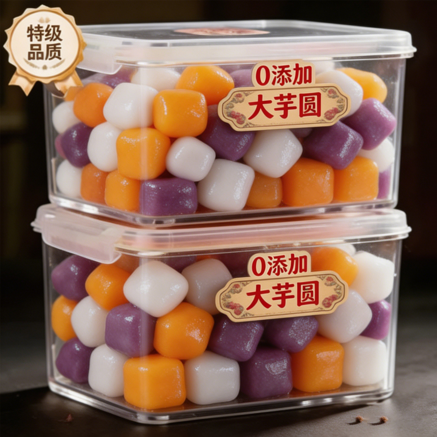 三色芋圆正宗纯手工无添加大丸子西米露组合套餐奶茶店专用家商用
