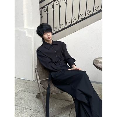 LACANEDE极简高级感收腰套装