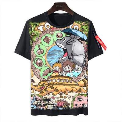 My Neighbor Totoro T-shirt clothes 龙猫数码3D印花T恤衣服