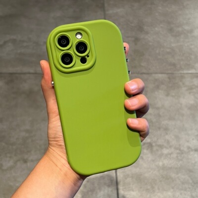 肤感悬浮17适用苹果15手机壳iphone14promax新款13女款15pro简约纯色12椭圆防摔11气囊14pro硅胶xs创意16pm软