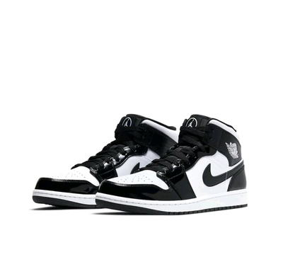 Air Jordan 1 透气 舒适耐磨 中帮 复古篮球鞋DD1649-001河南AH仓