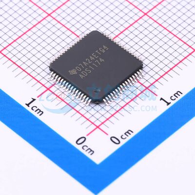 ADS1174IPAPT HTQFP-64(10x10) 模数转换芯片ADC TI全新正品原装