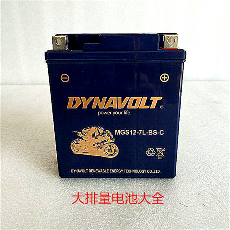 摩托车电池12V7L春风150NK夜猫马格纳250雅马哈C8禧发天剑干电瓶