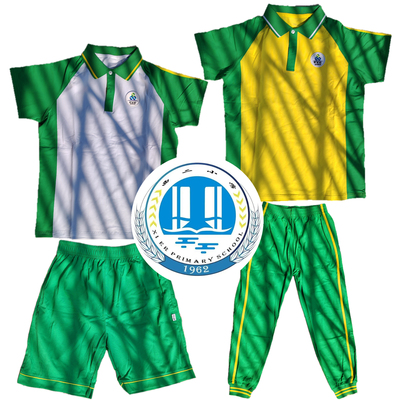 洛浦西二小学新款校服短袖纯棉番禺区小学校服短裤夏天薄长裤速干