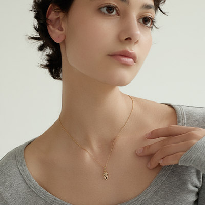 AuRevoirLesFilles轻奢水滴项链