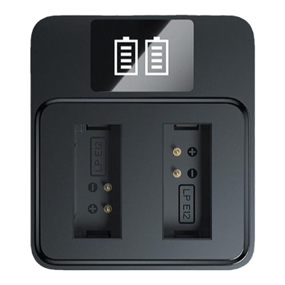 双口同充更快满电LP-E12充电器