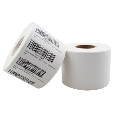 空白卷筒标签条打印铜版纸不干胶