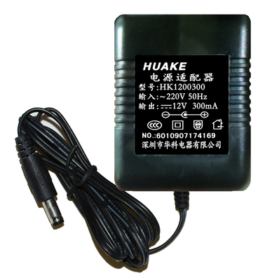 原装HUAKE华科12V300mA电源适配器型号HK1200300