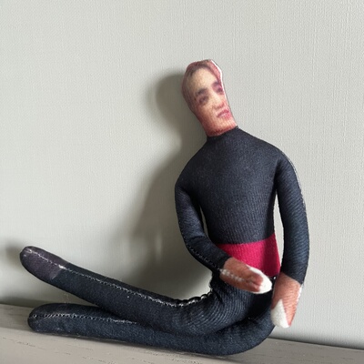 seventeen 崔胜澈老鼠干有骨架玩偶四肢分离抽象可扭动任意造型