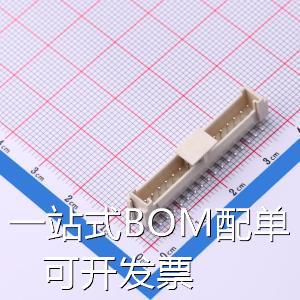 HX 2.0-16P LTDK 线对板/线对线连接器 2mm 1x16P 立贴 2.0间距 1