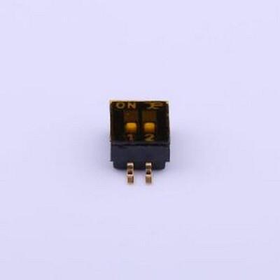 DSHP02TSGER 拨码开关 2位 1.27间距 SMD-4P,4.1x5.4mm原装现货