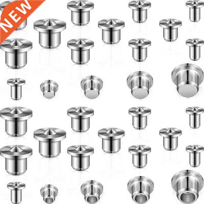 2 Pieces Dowel Pins Center Point Set Solid Dowel Tenon Poin