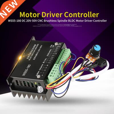 3 phase BLDC Motor Controller WS55-180 DC 20V-50V CNC Brushl