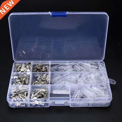 270pcs 2.8/4.8/6.3mm Spade Terminal Connector Insulated Elec