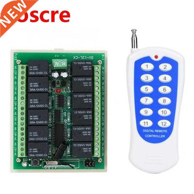 DC 12V 12 Channels Relay Module Remote Control Switch Relay