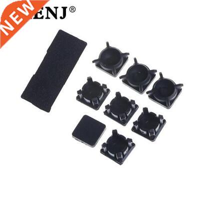 9pcs Rubber Feet&Plastic Button Screw Cap Cover Repl