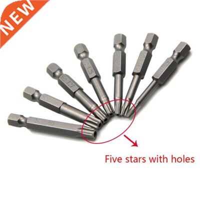Torx Head Magnetic Screw Driver Bit Set S2 Steel Security Ta