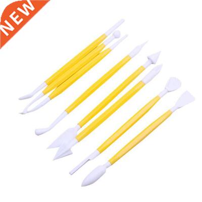 8pcs/set Plastic Clay Sculpting Set Polymer Modeling Clay To