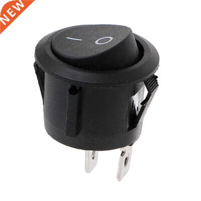 On/Off Round Rocker Switch + Female Crimp Spade Connectors C