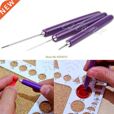 3pcs Origami DIY Paper Quilling Tools - 2 Assorted Needles &
