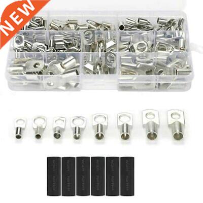 220Pcs Copper Cable Lug Ring Terminal Kit With Box SC4-SC25