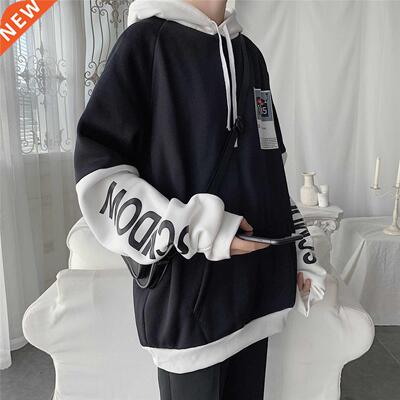 Sreetwear Harajuku Men Turtleneck Hoodies 2022 Mens Color Bo