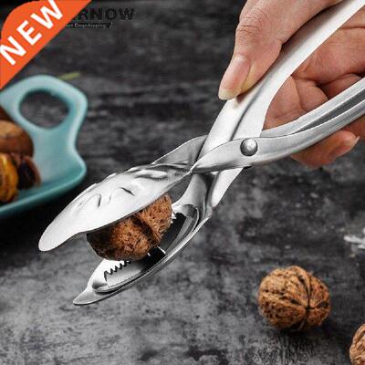 Stainless Steel 2 in 1 Quick Chestnut Clip Walnut Pliers