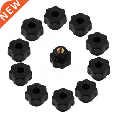 10PCS M6 Internal Thread Knob Screw Plastic Star Head Clampi