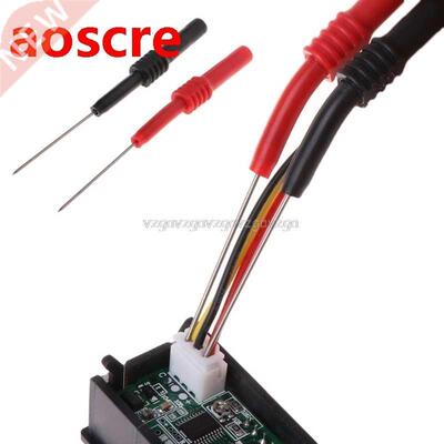 2PCS Test Leads Pin L95mm Spring Test Proe Tips Insulated T