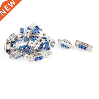 RS232 9 Pin Serial Female DB Connector,silver