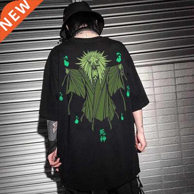 Japanese Anime Devil Printed Short sleeve T Shirts 2021 grim