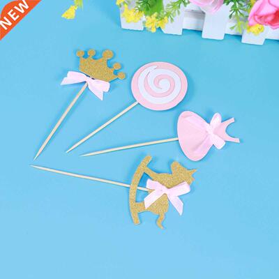 27 Pcs Themed Cupcake Toppers Birthday Party Cake Picks