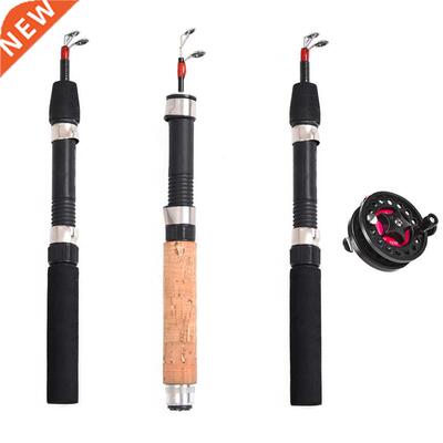 Lightweight Winter Ice Fishing Rod Reel Telescopic Ultra