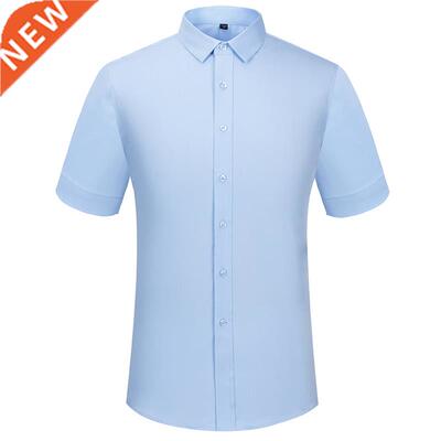 2021 new Customize men shirt short sleeve personalize solid